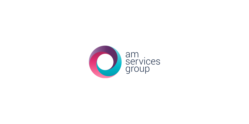 AM Services Group brand, graphic & website design - The Design Attic